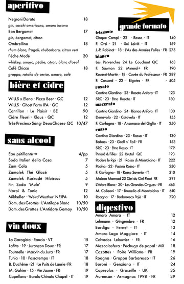 Elena Menu